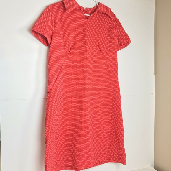 Handmade | Dresses | Vintage Red Handmade 7s Mini Dress Red | Poshmark